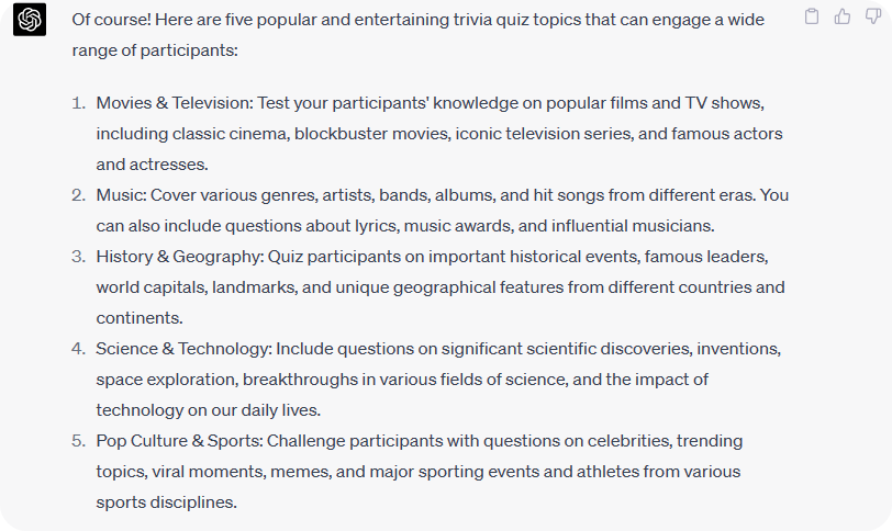 Create Trivia Quiz with ChatGPT in 30 minutes | involve.me