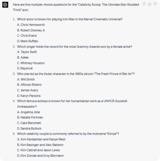 Create a Trivia Quiz with Chat GPT in 30 minutes / Learn Chat GPT ...