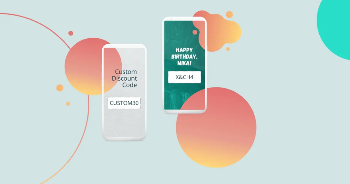 New Feature: Custom Coupon Codes | Blog | involve.me | involve.me