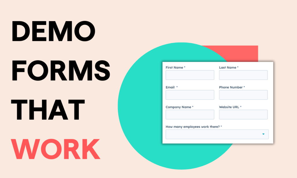 Create A High Impact B2b Demo Form [ Templates] Involve Me