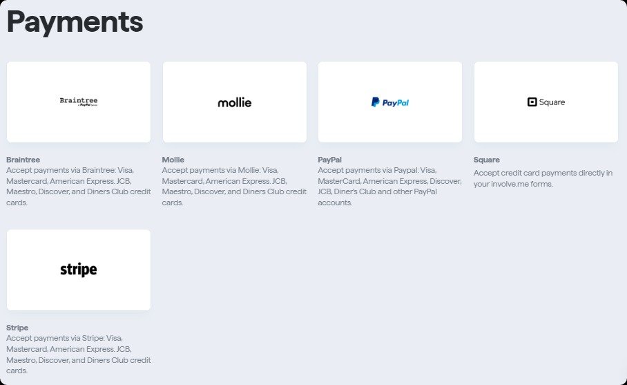 How to Add a Payment Option in Google Forms? | involve.me