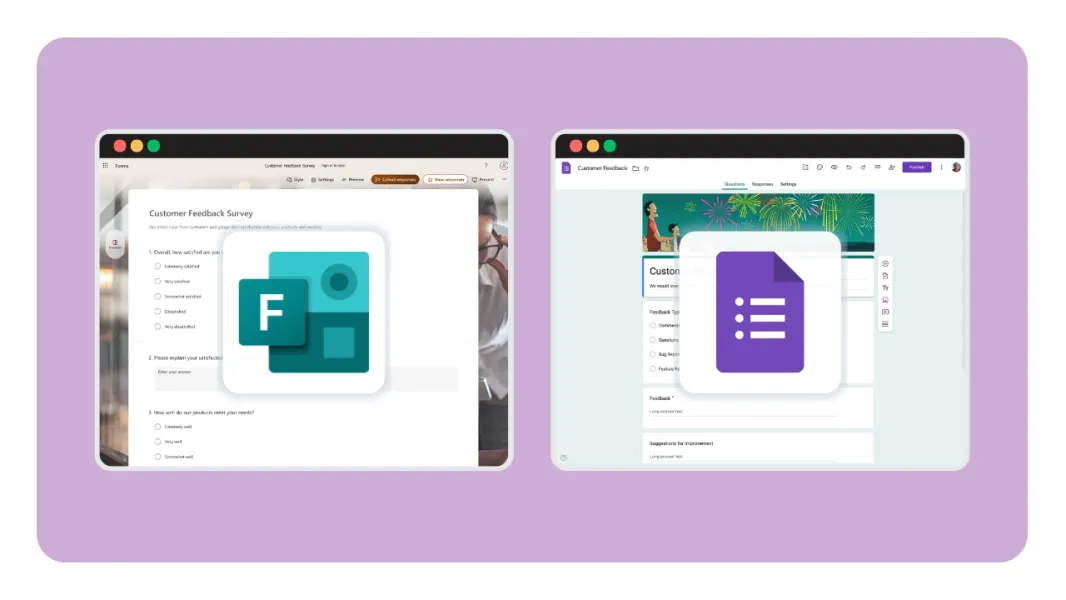Microsoft Forms VS Google Forms, Which One Is Better in 2026? | involve.me