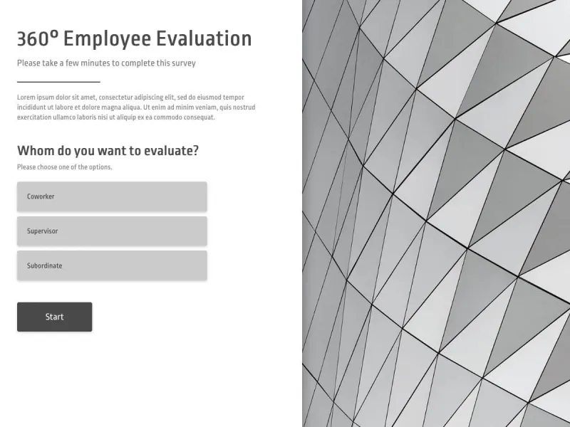 360-Degree Employee Evaluation Template | Foster Growth | involve.me