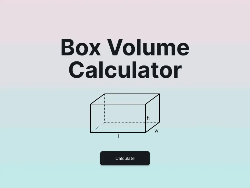 Volume Calculator