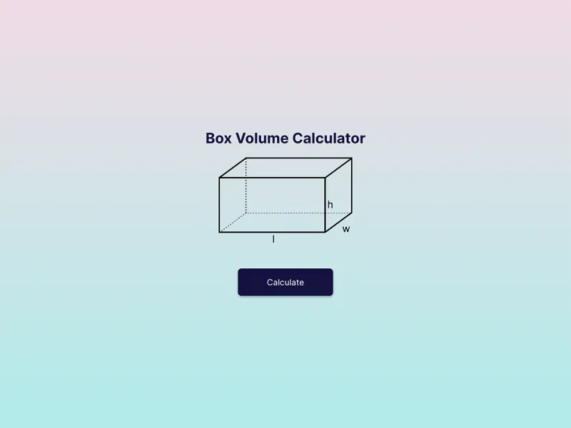 Box Volume Calculator | involve.me