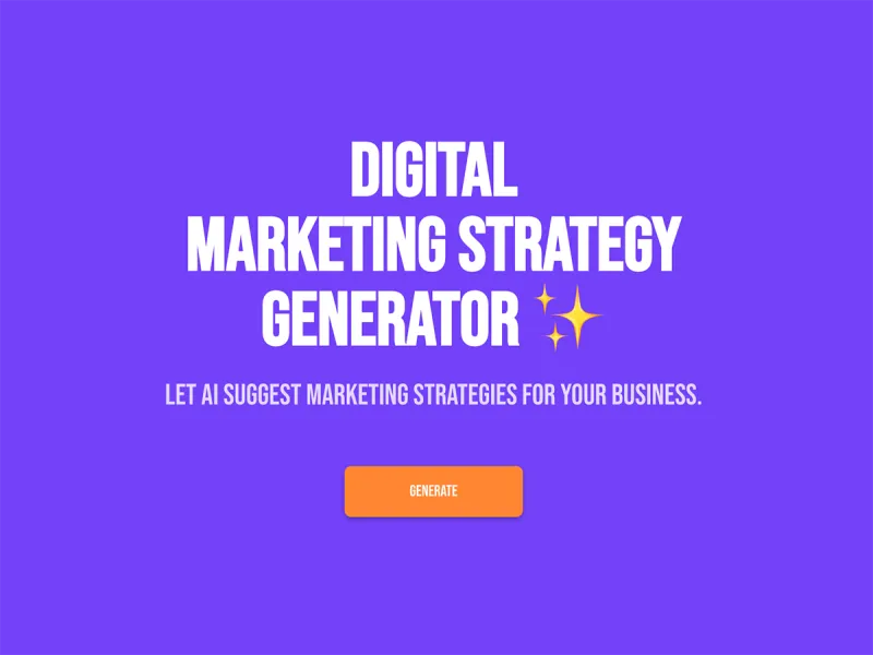 AI-Powered Digital Marketing Strategy Generator | involve.me