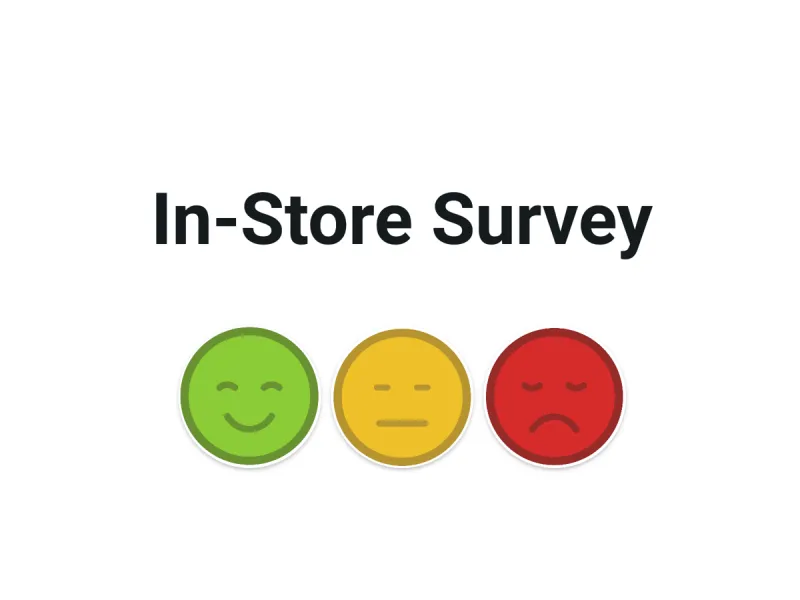 In-store Survey Template | Improve Customer Experience | involve.me
