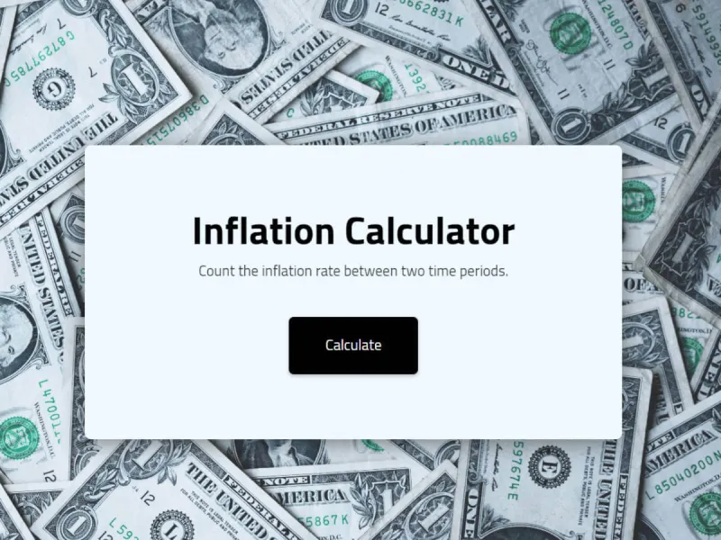 Inflation Calculator Template | Help Users Plan Ahead | involve.me