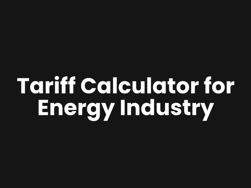 Tariff Calculator Template for the Energy Industry | involve.me