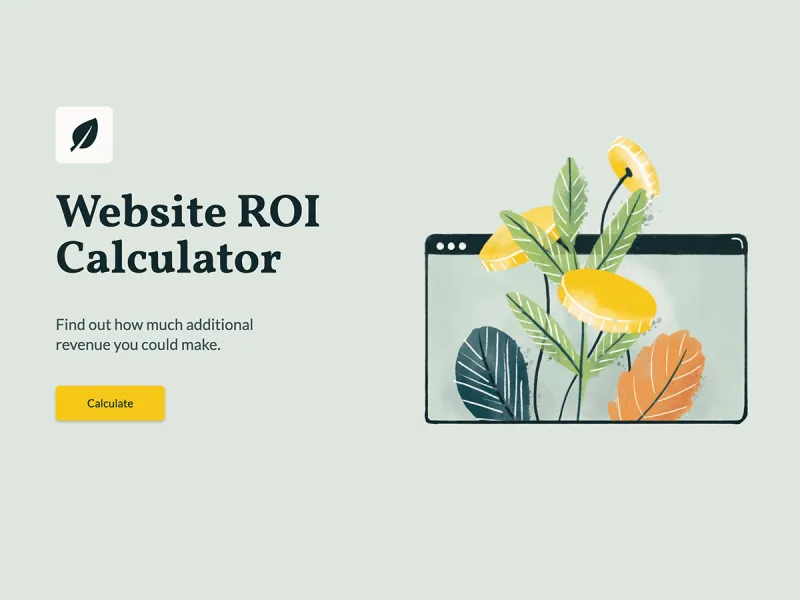 Website ROI Calculator Template | Assess Your Digital Strategy | involve.me