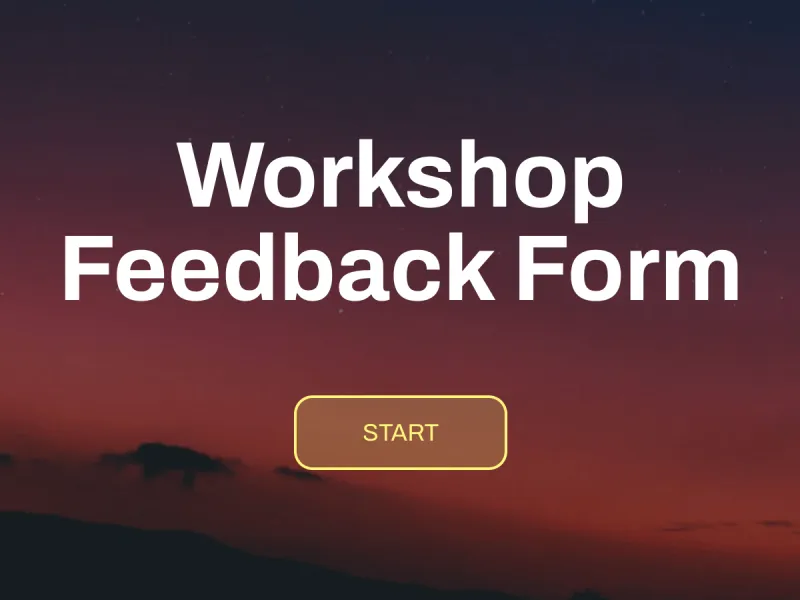 Workshop Feedback Form Template | Improve Satisfaction | involve.me
