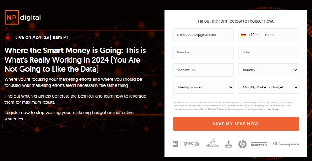 5 Questions to Add in your Webinar Registration Forms